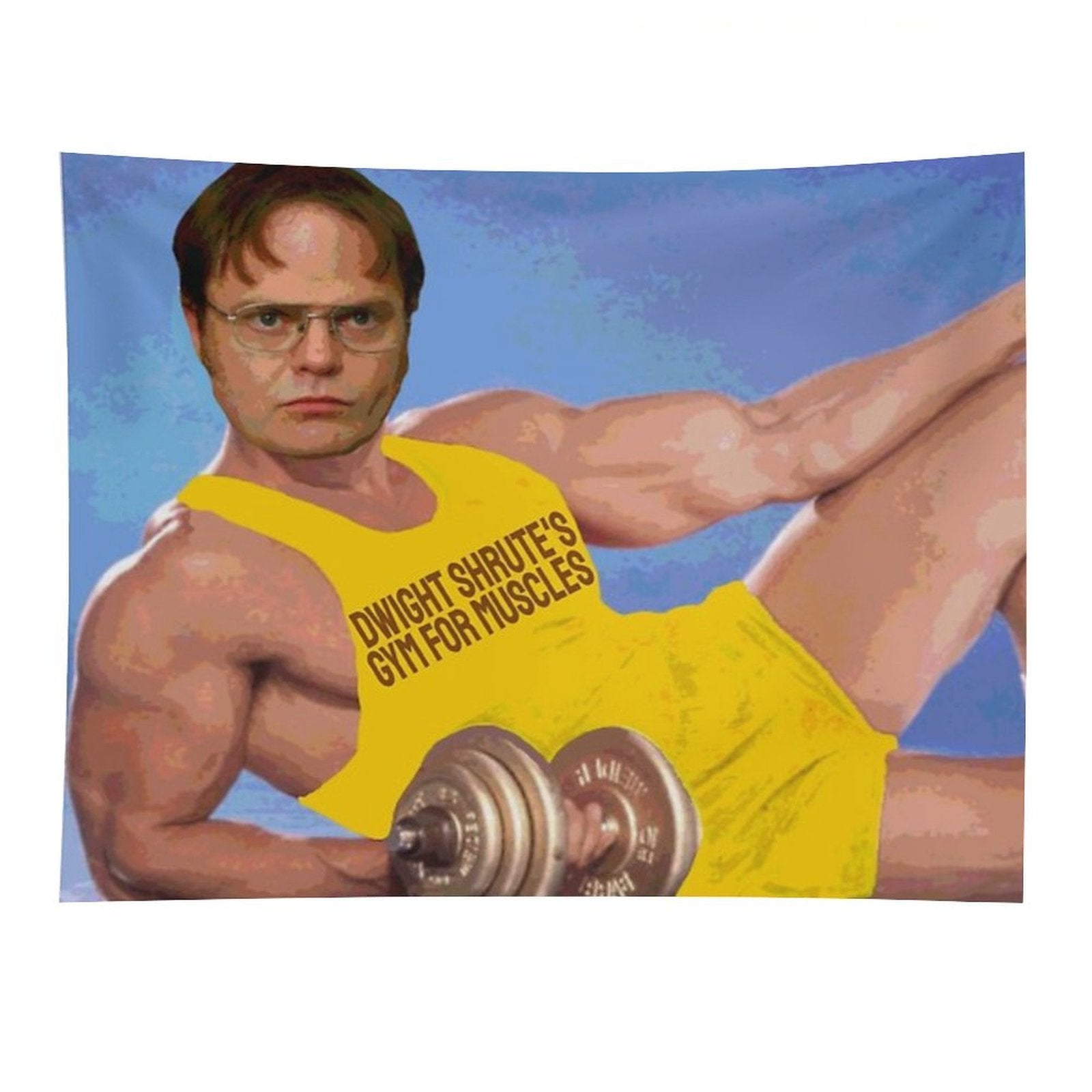 Dwight's Gym For Muscles Tapestry – HYYCCUE